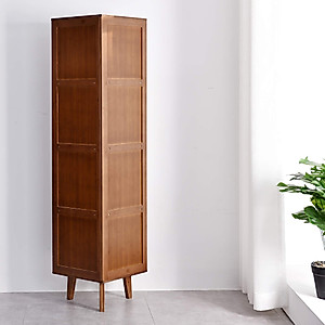 BALANBO Industrial 4-Bookcase Cube Bookshelf for Home Office and Living Room Decoration