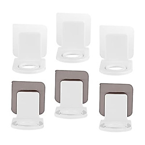 Cabilock 6 Pcs Shower Gel Holder Hanging Storage Shelves Body Wash Container Hanging Storage Racks Storage Brackets Trace-free Storage Holders Pp Wall-mounted Storage Racks Detergent Racks