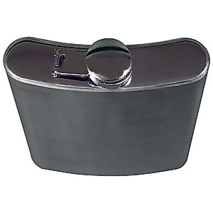 Gifts Infinity® 12oz Stainless Steel Hip Flask Screw Down Cap Brushed Finish Excellent Performance …