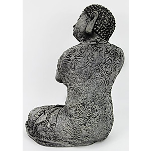 Thai Buddha Statue Home and Garden Yoga Decor Concrete Statuary Asian Collection