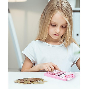 Cute Kids' Mini Calculator - 5.9 x 2.6in, LCD Display, Battery Powered (Included), Perfect for School