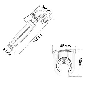 ZLOCYIVHE Toilet Spray Gun Set Handheld Bidet Sprayer for Toilet Bidet Shower Sprayer Head with Hose Brass Cold Water Wall Mounted Rose Gold Cloth Diaper Toilet Sprayer Kit