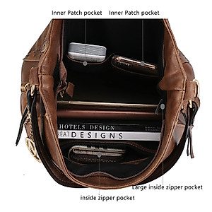 MKF Collection Shoulder Bag for Women, Top-Handle Crossbody Purse Satchel Handbag