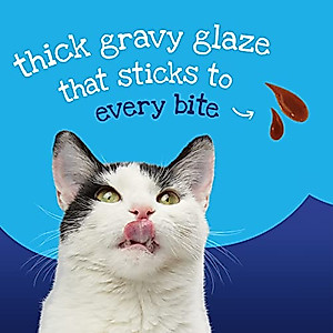 Friskies Purina Gravy Wet Cat Food, Glaz’d & Infuz’d with Gravy Glaz’d Tuna - (12) 3.5 oz. Trays
