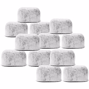 Housewares Solutions Pack of 12 Replacement Charcoal Water Filters for All Cuisinart Coffee Machines - Cuisinart Compatible (Not Keurig) Filters Fit Both Newer & Older Models Cuisinart Coffee Makers
