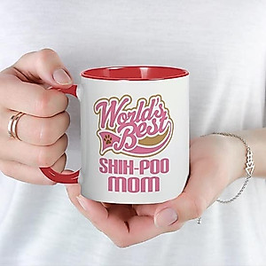 CafePress Shih Poo Dog Mom Mug Ceramic Coffee Mug, Tea Cup 11 oz