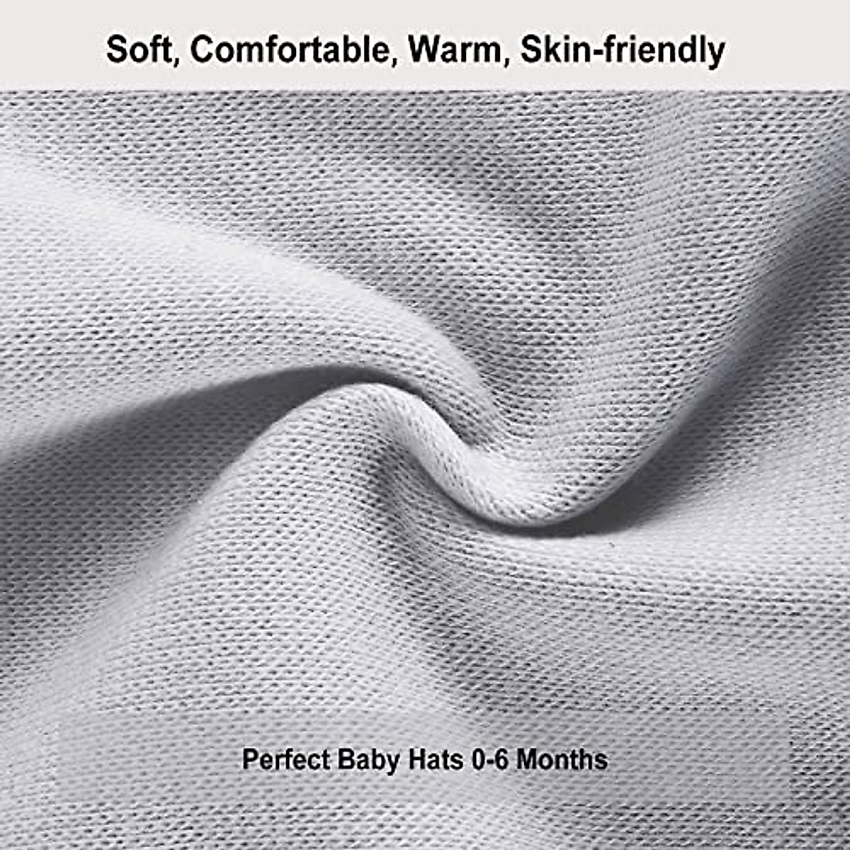 TRENSOM Newborn Hats for Boys Girls Infant Beanie Baby Boy Hats Baby Girl Hats 0-6 Months, Newborn Beanie Preemie Hats Bears Beanie Newborn Caps