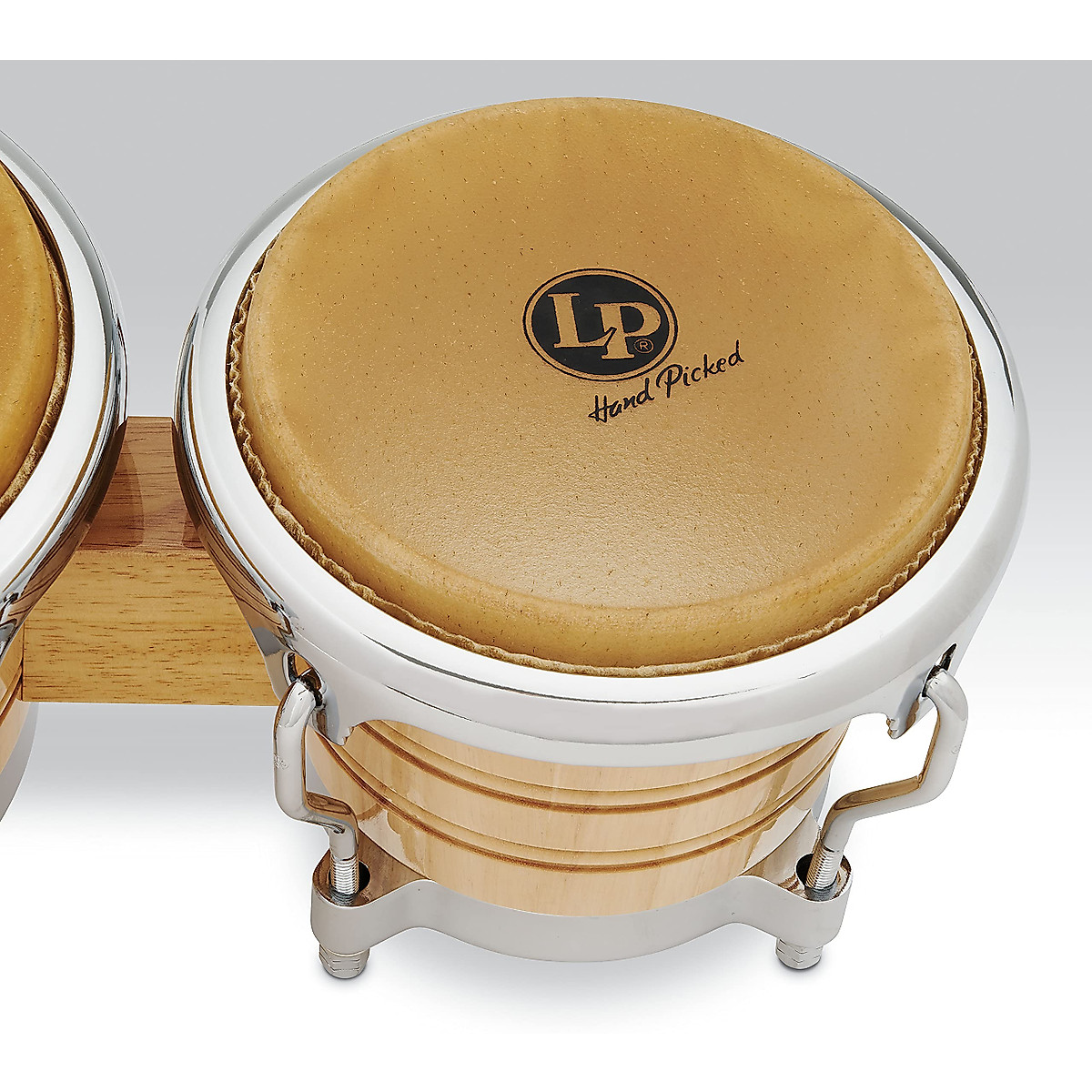 Latin Percussion LP Generation II® Bongos, Natural/Chrome