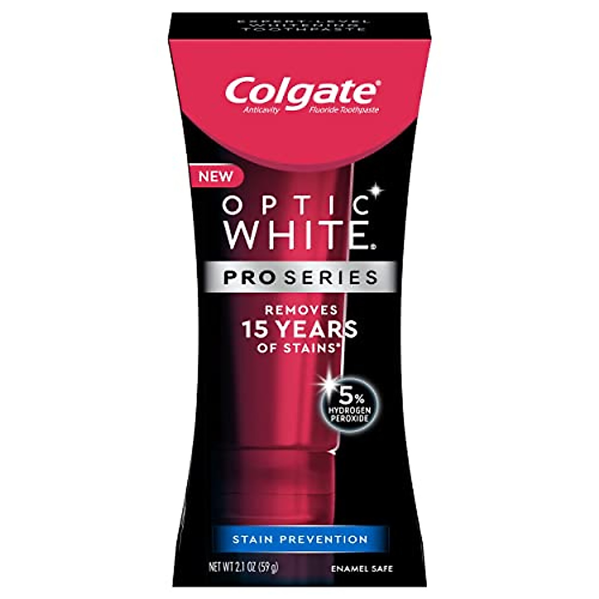 Colgate Optic White Pro Series Toothpaste, Stain Prevention, 2.1 Oz