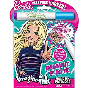 Bendon 74732 Barbie Imagine Ink Magic Ink Pictures,Multicolor