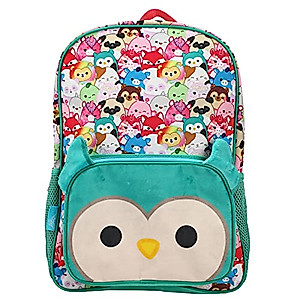 Bioworld Squishmallows Winston The Owl Plush Pocket Youth Backpack