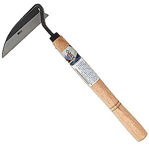 HACHIEMON Japanese Weeding Tool Very Sharp Edge Nejiri Gama - Made in Japan