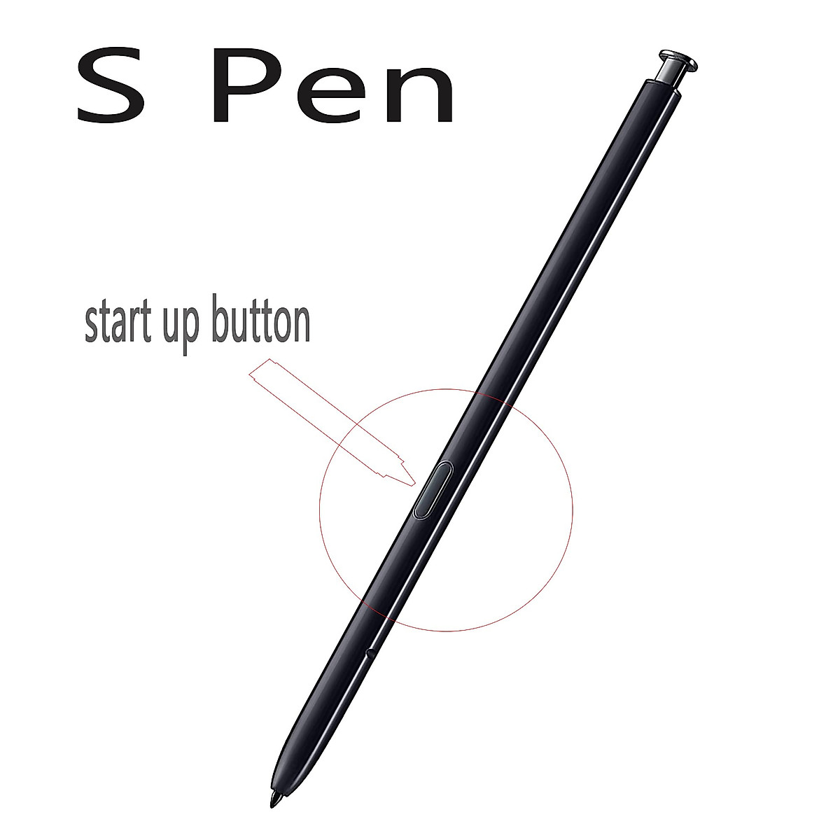 Galaxy Note 10 Pen Stylus Touch S Pen Replacement(NoBluetooth) for Samsung Galaxy Note 10 / Note 10 Plus/Note 10 Plus 5G (Aura Black)