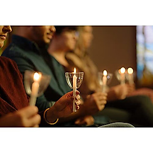 Concordia Supply Clear Shield Candle Drip Protectors - (Pack of 50) Wax Catcher for Candlesticks, Convenient for Church Vigils, Memorial Candles, Congregational Candles, & Christmas Eve Candles