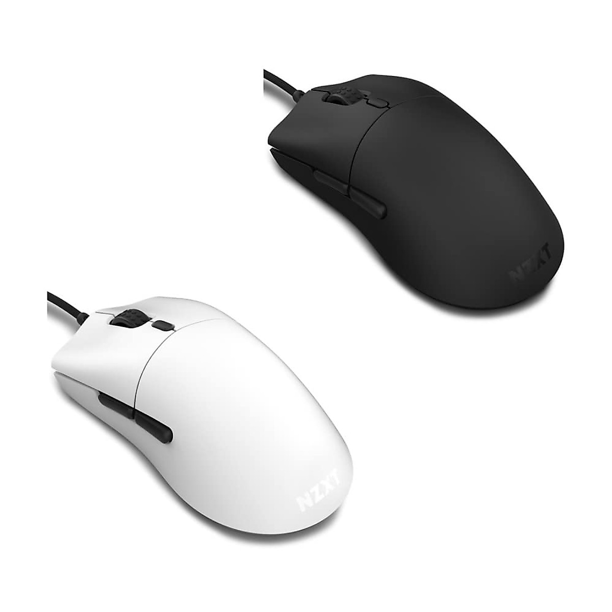 NZXT Lift 1 Symm, Lightweight Symmetrical Wired USB Gaming Mouse, Lightweight 67g Design, 1K Polling Rate, Omron Mechanical Switches, 16K DPI Optical Sensor, Black