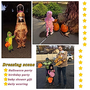 TONWHAR Kids' And Toddlers' Infant Tiger Dinosaur Animal Fancy Dress Costume Outfit Hooded Romper Jumpsuit (18-24 Months/Height:32"-35",Elephant)