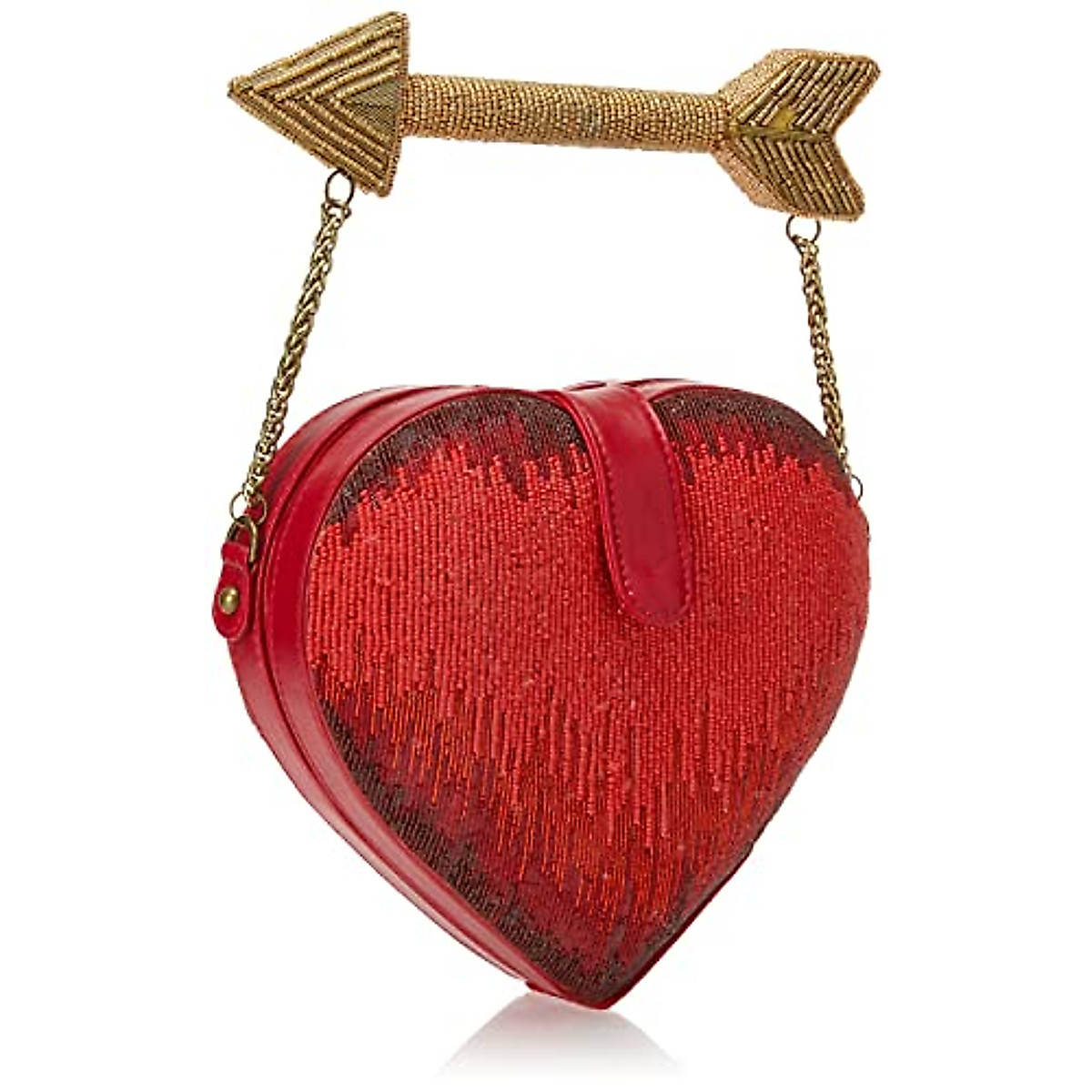 Mary Frances Fall in Love Top Handle Handbag, Red