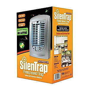 Catchmaster SilenTrap Flying Insect Trap Replacement Boards 2Pk, Electric Fly Traps for Indoors, Bug Catcher Refill, Glue Boards UV Light Anti-Mosquito Device & Gnat Killer, Pet Safe Home Pest Control