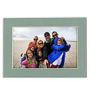 16x20 Mat Bevel Cut for 12x16 Photos - Acid Free Seafoam Green Precut Matboard - for Pictures, Photos, Framing - 4-ply Thickness
