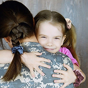 Jaolex 4 Packs Hair Scrunchies with Zipper Pocket Soft Elastic Hair Bands Hair Scrunchy Ties Ropes Hair