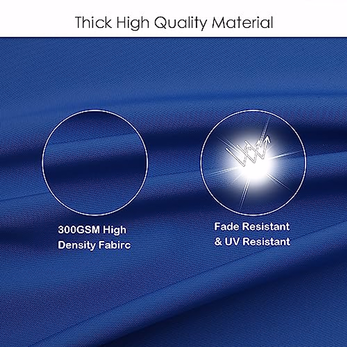 idee-home Outdoor Chair Cushions Set, Thick 3" Outdoor Seat Cushions Patio Furniture Waterproof with Ties, Dining Pads