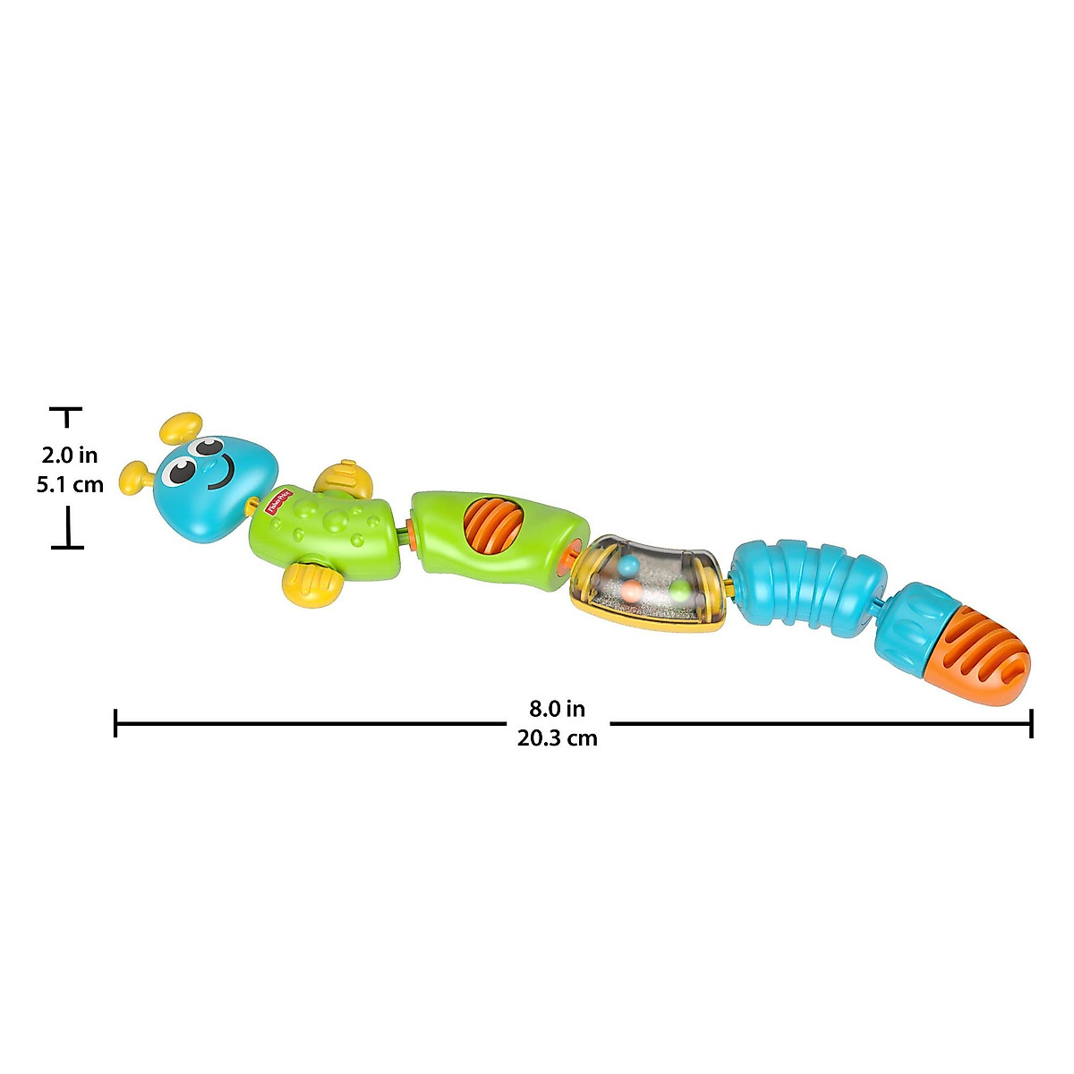Fisher-Price Brilliant Basics Snap-Lock Caterpillar