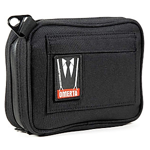 DIME BAGS Smell-proof Boss Carbon Filter Padded Pouch| Low-Profile and Sleek Design (8 Inch, Black)