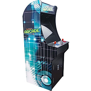 Creative Arcades Full Size Stand-Up Commercial Grade Arcade Machine | 2 Player | 3500 Games | 22" LCD Screen | 2 Sanwa Joysticks | Trackball | 2 Stools Included | 3 Year Warranty