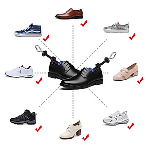 KevenAnna Shoe Stretcher with Shoe Horn Boot Shaper Stands and Carrying Bag Women's Shoes with 2 Air Purifying Bag