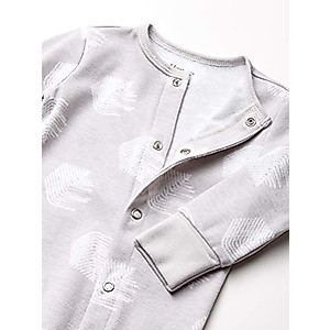 Hanes unisex baby Ultimate Flexy 2 Pack Sleep and Play Suits Layette Set, Grey Fun, 12-18 Months US