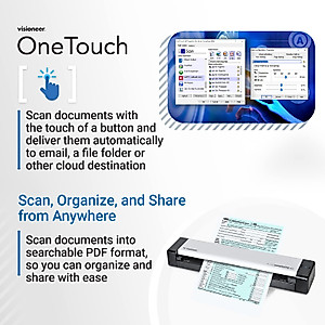 Visioneer RoadWarrior 4D Duplex Mobile Scanner