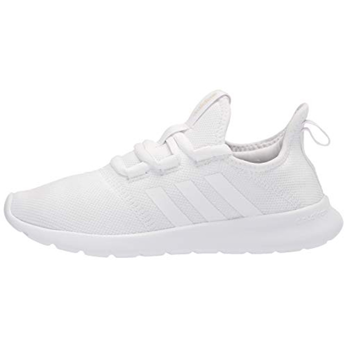adidas Women's Cloudfoam Pure 2.0 Running Shoes, White/White/Grey, 6