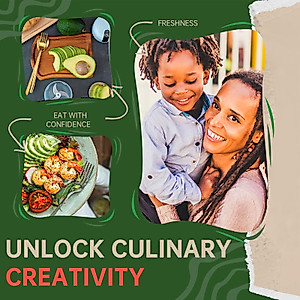 OKAY ORANGE Avocado Saver Holder Avocado Keeper Storage Container Food Storage Container Fruit Storage Containers - Keep Your Avocados Fresh for Days (Green)