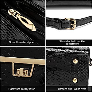 Handbags for Women Square Women's Top-handle Handbags Leather Crossbody Tote Leather Purses and Handbags for Women