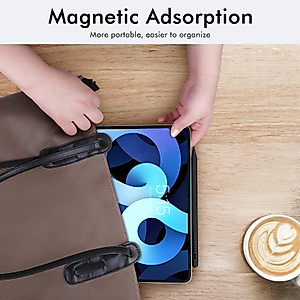 Stylus Pen for iPad, 13 mins Fast Charge Stylus with Palm Rejection, Tilt Sensitivity, Compatible with 2018-2024 iPad Air 3/4/5/6, iPad Mini 5/6, iPad 6/7/8/9/10, iPad Pro 11"/12.9"/M4 (Black)