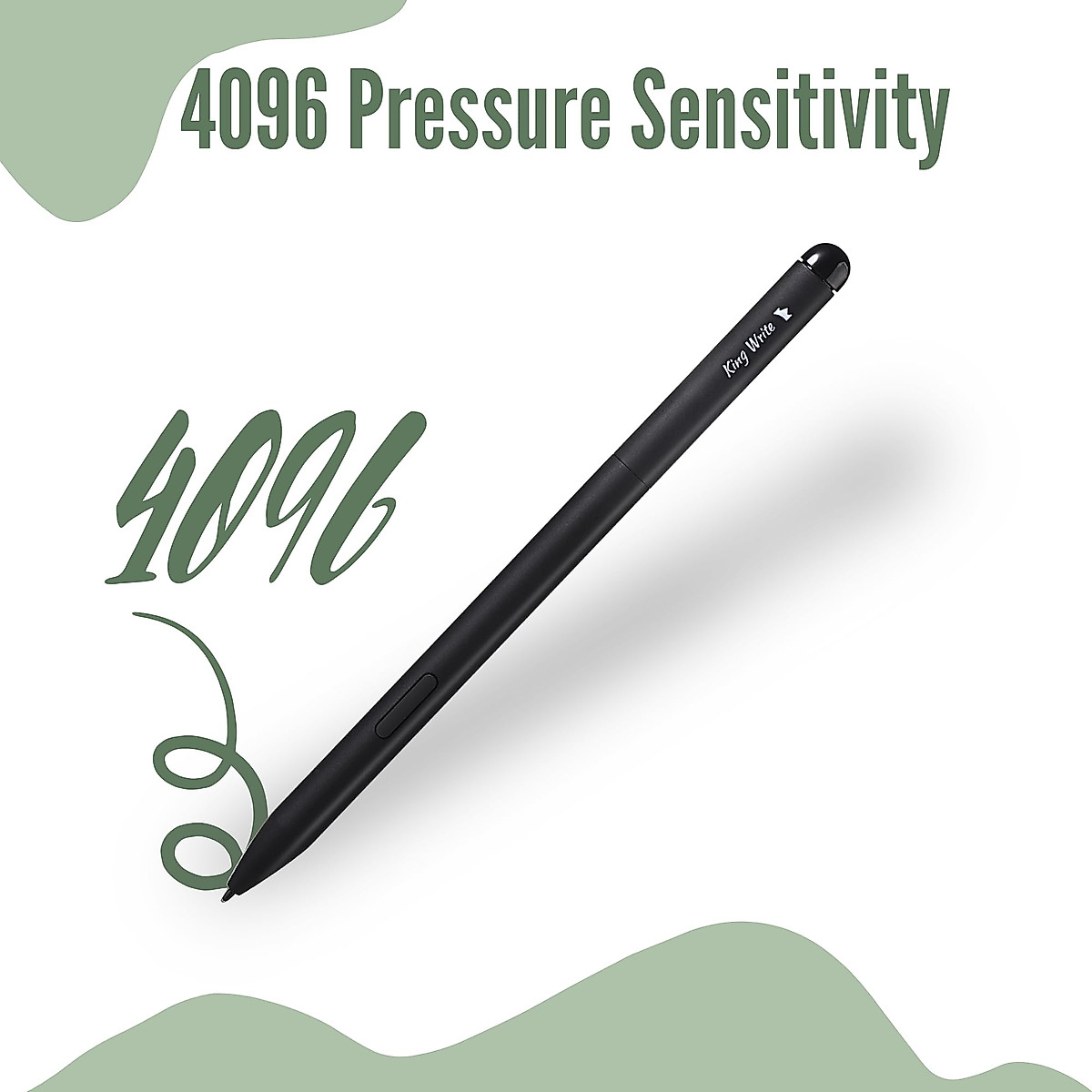 King Write MR05 EMR Stylus Black and Tip-Set, Accessories for Remarkable Tablet