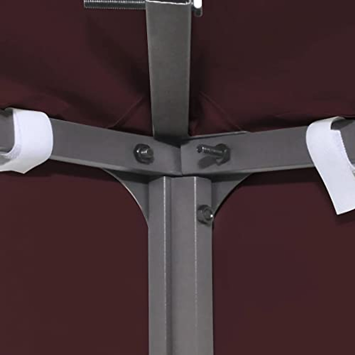 2-Tier Gazebo Top Cover,Hardtop Gazebo,Lawn Gazebo,Yard Gazebo,Carport Gazebo,Deck Gazebo,Camping Gazebo,for Patio,Backyard,Garden, Patio, Lawns,1 oz/ft2 9.8'x9.8' Bordeaux