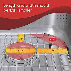 Sink Protector for Kitchen Sink Fits 12x14, Stainless Steel Sink Protector, Sink Bottom Grid