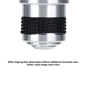 Achromatic Objective Lens，40X 185 Biological Microscope Achromatic Objectives Lens 160/0.17 Achromatic Microscope Objective Microscope amscope