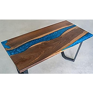 Epoxy Table, Epoxy Resin River Table, Live Edge Wooden Table, Natural Wood, Dining table, Natural Epoxy Table, Resin Table