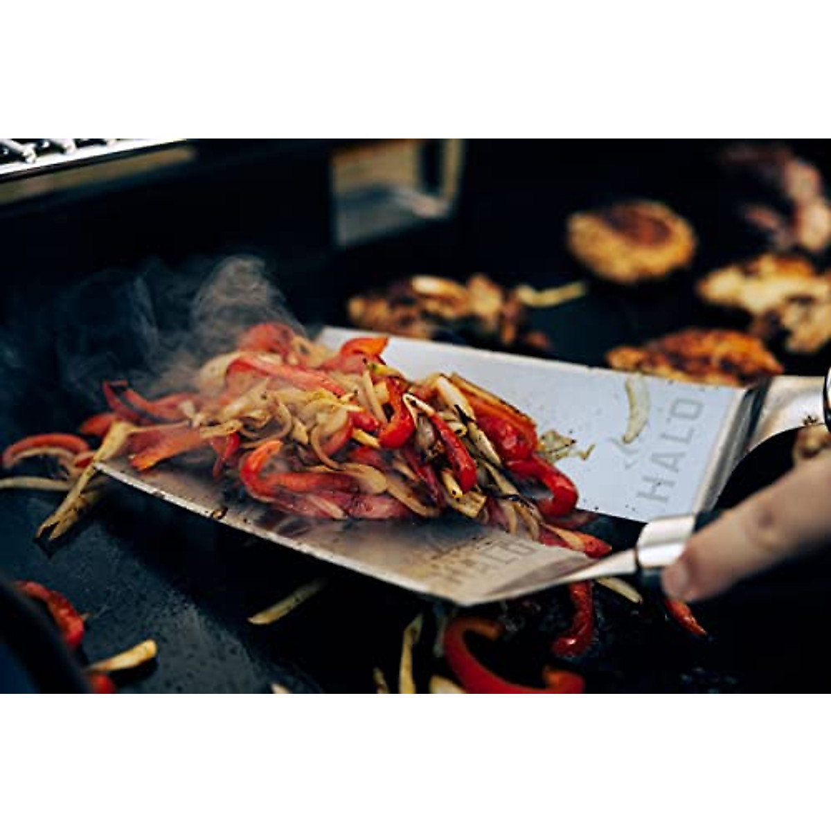 HALO Elite Stir-Fry Griddle Kit, Griddle Like a Professional with This 4-Piece Stir-Fry Griddle kit