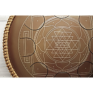 GUDA DRUM Freezbee Pan with Rope Decoration