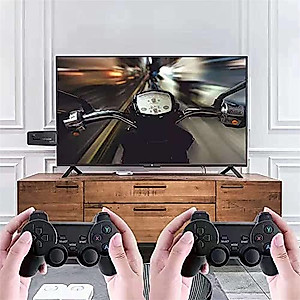 Game Stick 4K 64 GB - 10,000 Retro Games, 2.4G Wireless Controller Gamepad 4K Game Stick, Plug & Play Nostalgia Stick Game, Wireless Retro Game Console, 4K HDMI Output TV Game Stick (128)