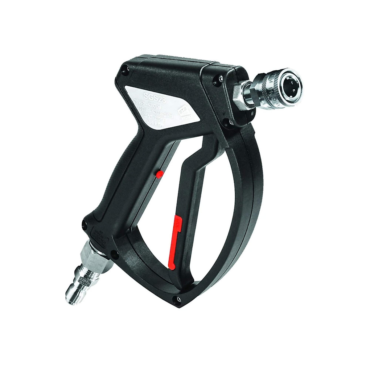 MTM Hydro SGS28 Spray Gun with Stainless QC Fittings Bundle with MTM Foam Soap and Cloth