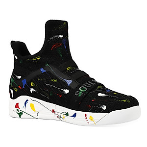 Soulsfeng High Top Running Shoes for Men Lightweight Breathable Mesh Walking Athletic Sneakers