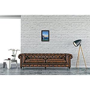 New Hampshire Loon & Chick Professionally Framed Art Print from Illustration by Artist Joanne Kollman Framed Art Size: 14" x 20"