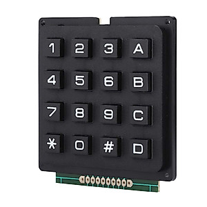 awstroe 4x4 Matrix PC Keypad Keyboard Module External Keypad Module for Microcontroller