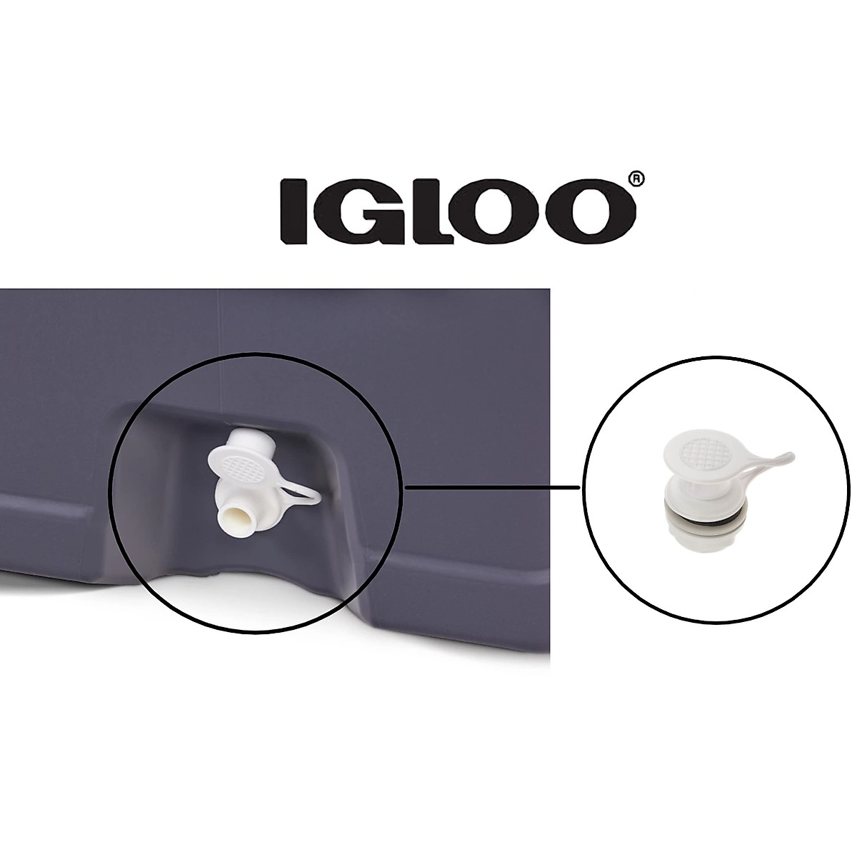 Igloo Replacement Triple Snap Drain Plug