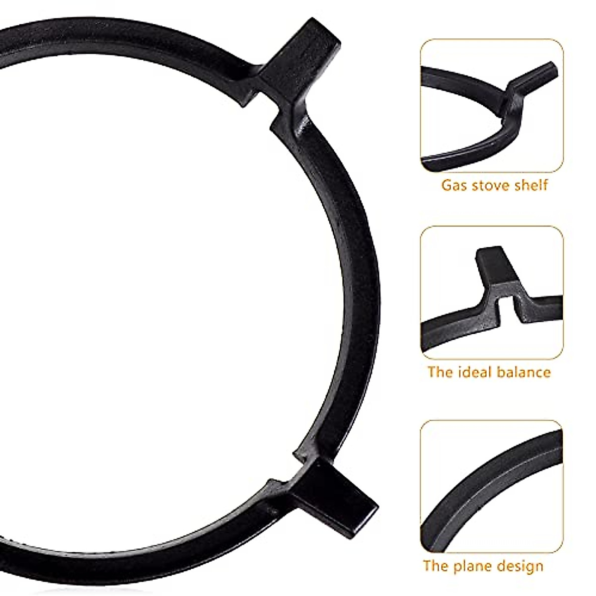 Universal Gas Stove Support, Stove Pan Stand,Gas Stove Rack,1pc Gas Stove Racks Pot Brackets Milk Pot Racks Kitchen Gas Stove Gadgets