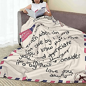 Gifts for Sister, Sisters Gifts from Sister, Best Birthday Gifts for Sister from Brother, Unique Flannel Blanket to My Sister for Christmas, Ultra-Soft Warm Letter Print Throw Blanket 60" x 50"